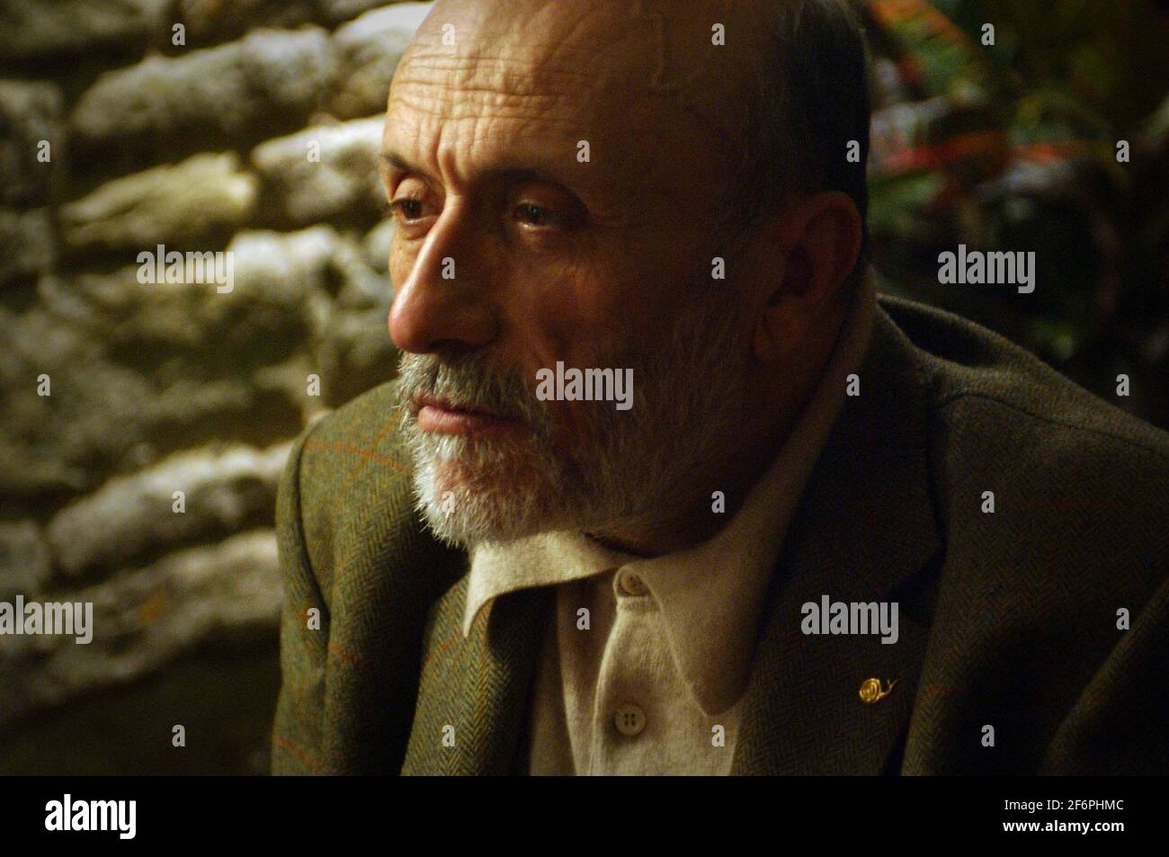 ITALIAN JOURNALIST CARLO PETRINI, FOUNDER OF THE SLOW FOOD MOVEMENT ...