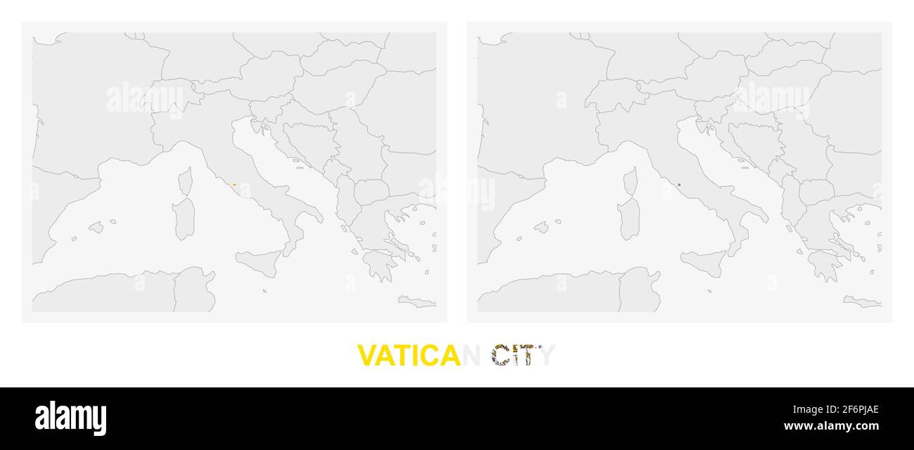 Vatican city political map city hi-res stock photography and images - Alamy