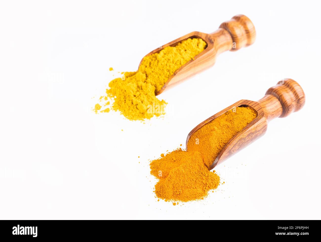 Turmeric and curry organic powder Stock Photo - Alamy