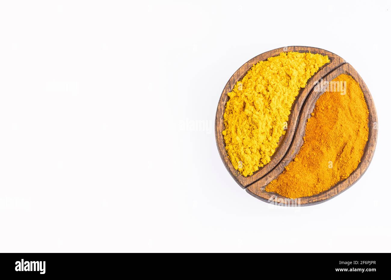 Turmeric and curry organic powder Stock Photo - Alamy