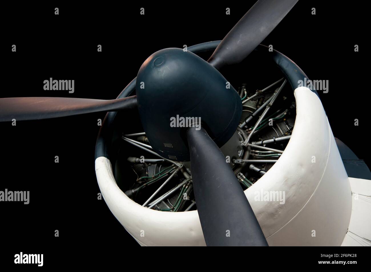 Aircraft rotary engine Stock Photo - Alamy