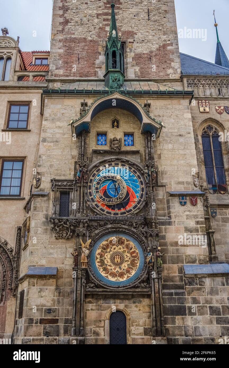 The Astronomical Clock - Prazsky orloj - on the Old Town City Hall in ...