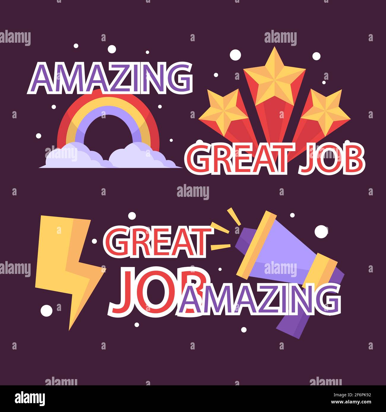 Well done badge Stock Vector Images - Alamy