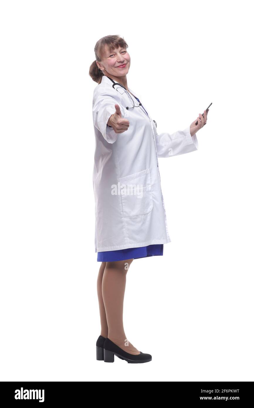 Smart doctor holding hand Cut Out Stock Images & Pictures - Alamy