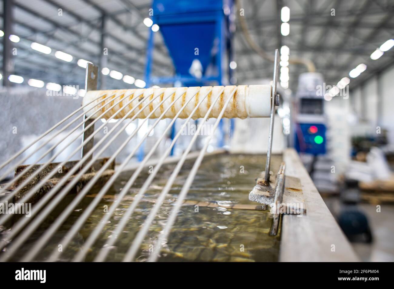 The technical process for the production of polypropylene yarns for ...