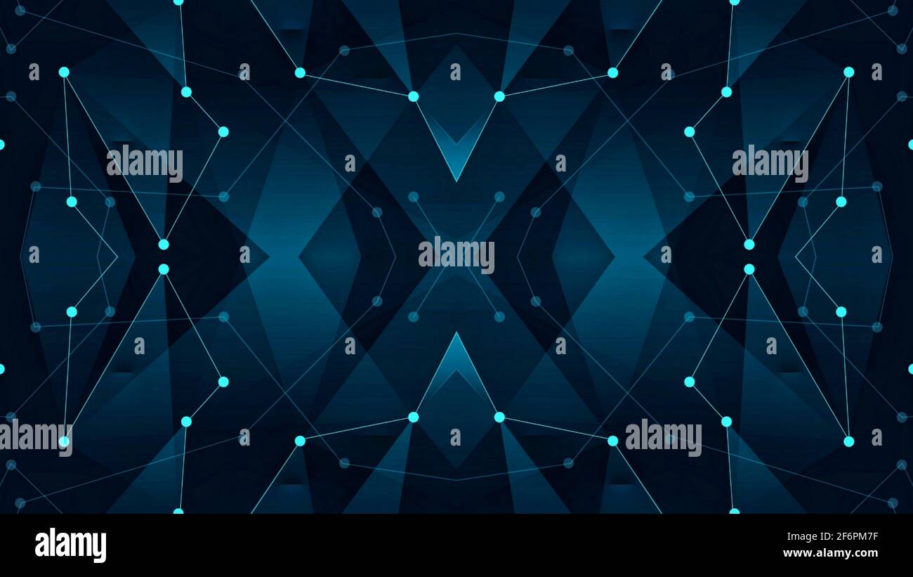 Abstract digital background connecting dots and lines. Information ...