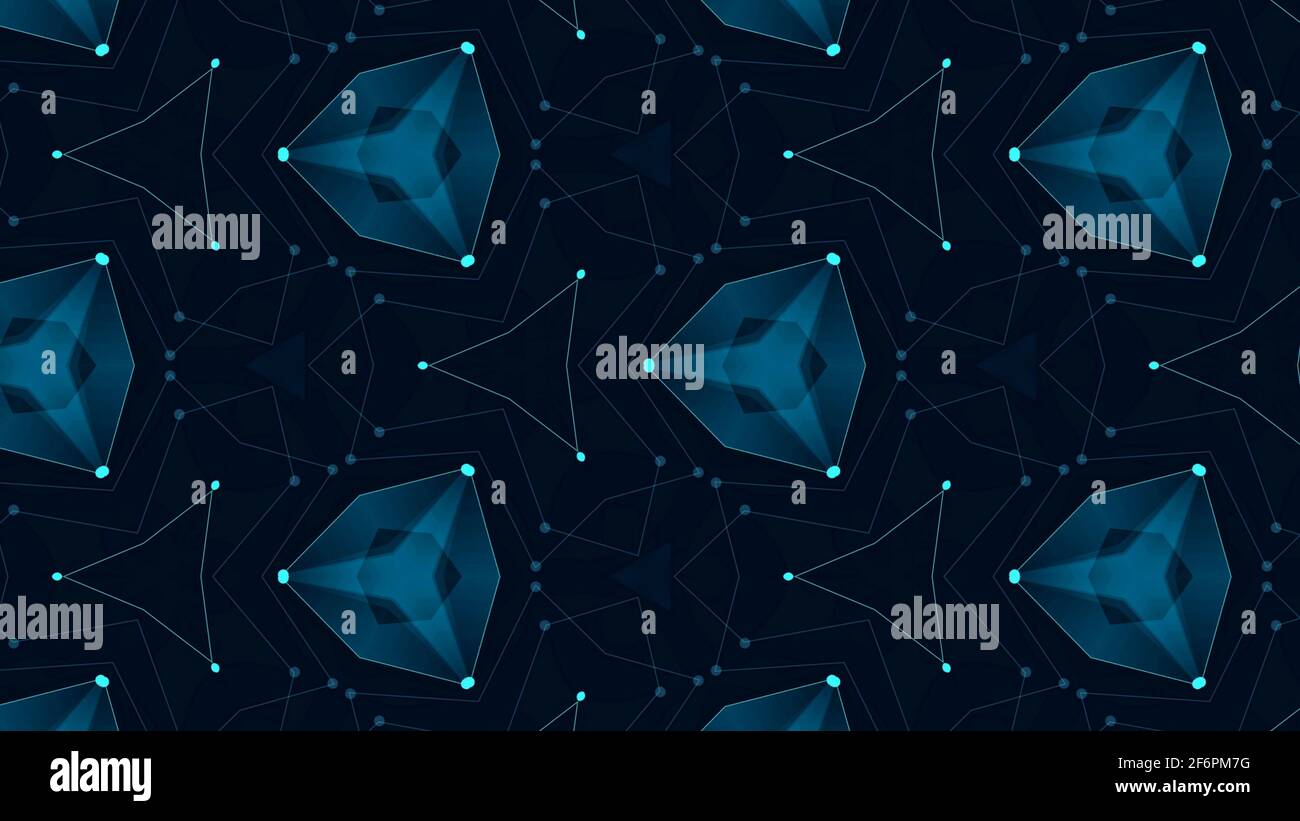 Abstract digital background connecting dots and lines. Information ...