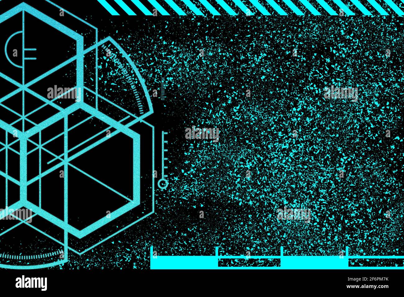 Cyber attack hud interface digital hi-res stock photography and images ...
