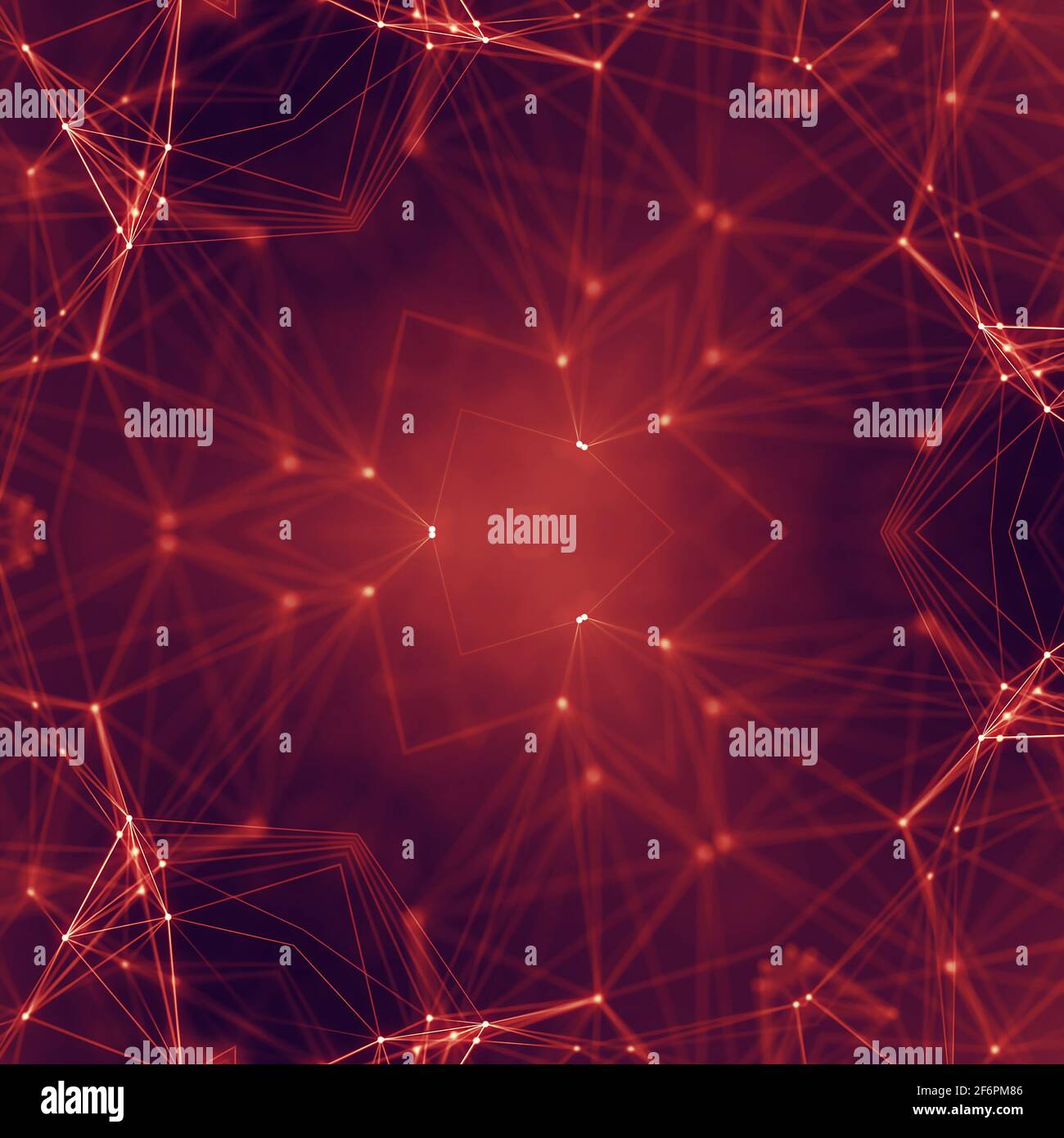 Abstract digital background connecting dots and lines. Information ...