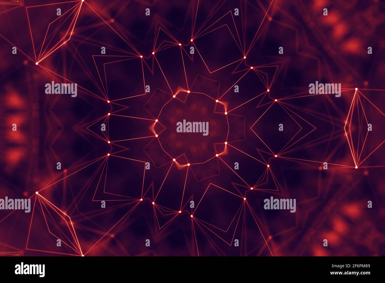 Abstract digital background connecting dots and lines. Information ...