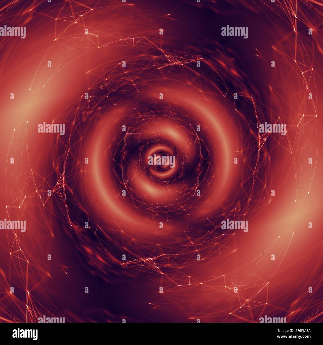 Abstract digital background connecting dots and lines. Information ...