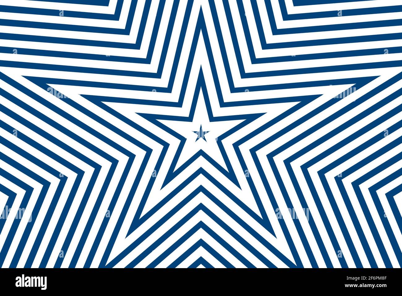 Simple straight blue line stripes of different design shapes on a white ...