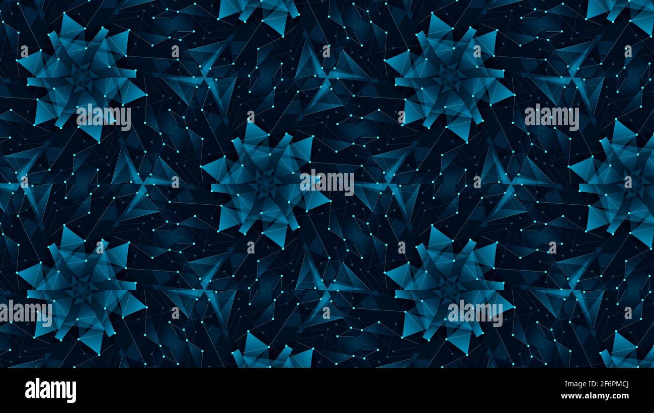 Abstract digital background connecting dots and lines. Information ...