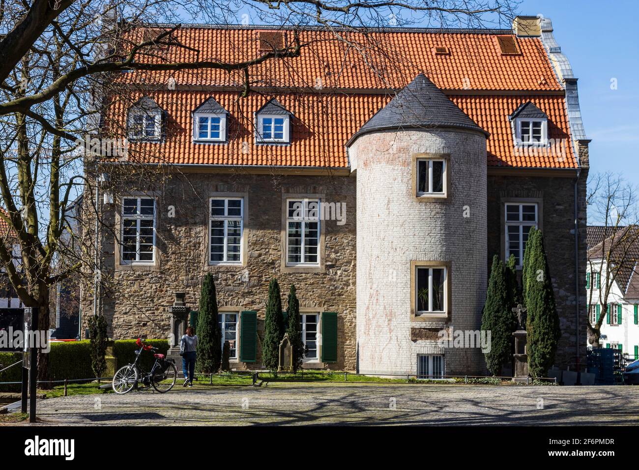 Historic Bürgerhaus building in Marktplatz square, Ratingen, North ...