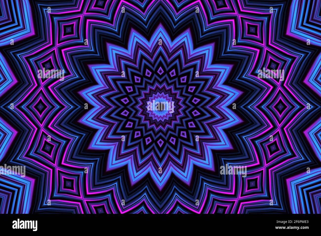 Abstract Neon color pattern Wire lines Purple Blue stripes on Black ...