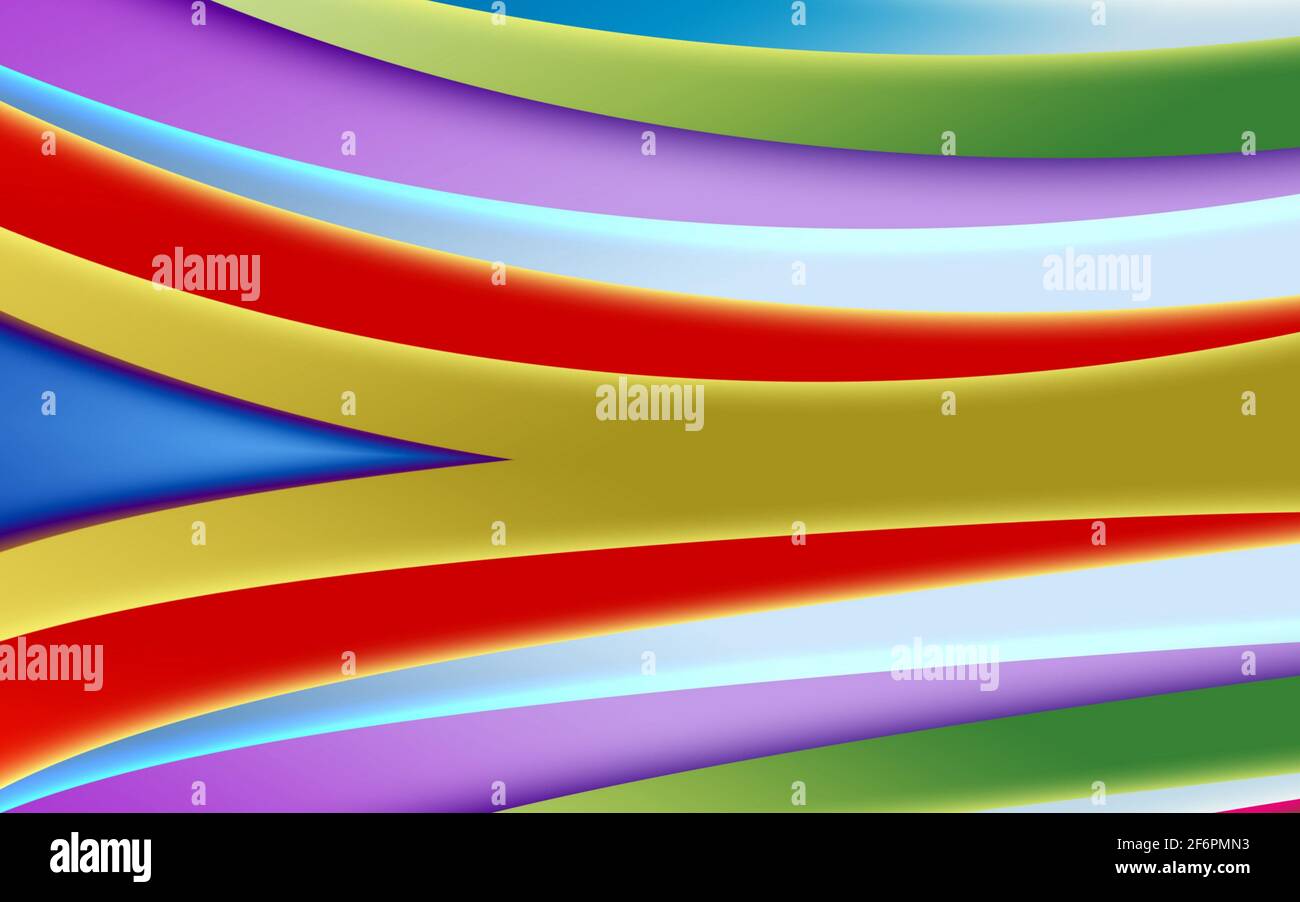 Bright colored abstract background, smooth shapes and geometry. Colored ...