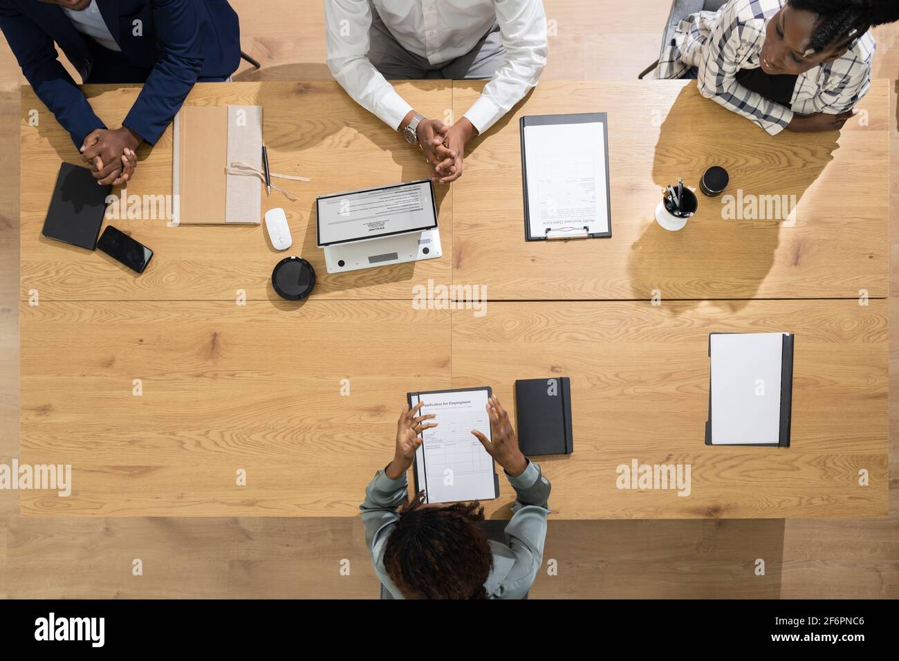 African Group Job Employment Interview And Recruitment Stock Photo - Alamy