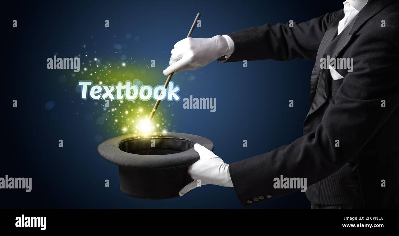 Illusionist is showing magic trick Stock Photo - Alamy