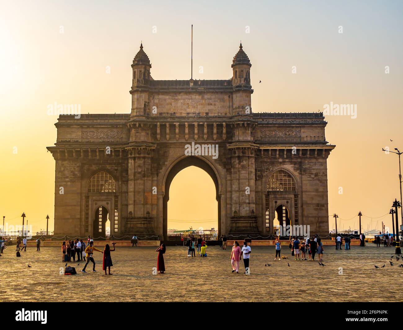 Mumbai, India - March 7, 2021 : The Gateway of India is an arch ...