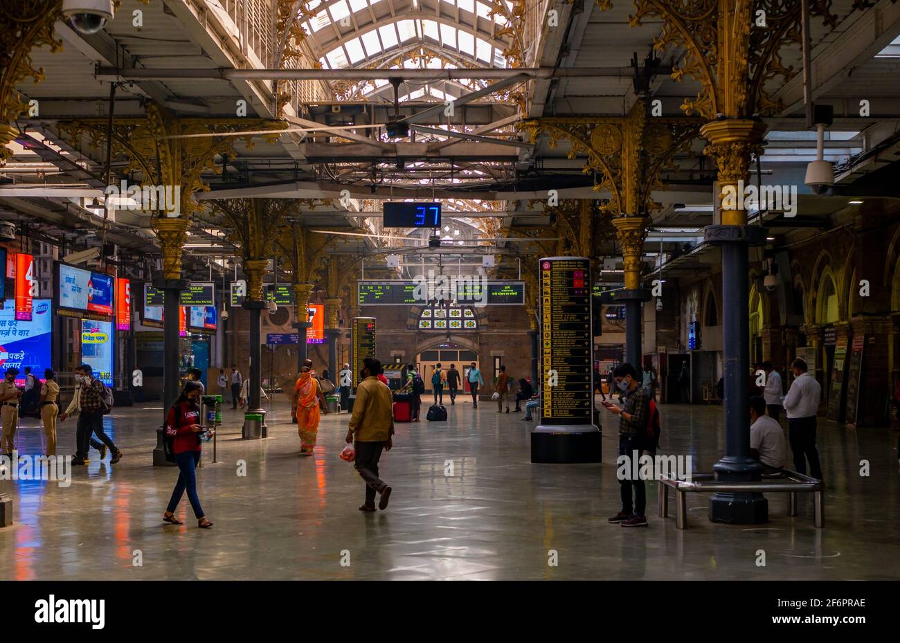 Mumbai, India - January 7, 2021 : Unidentified people inside one of the ...