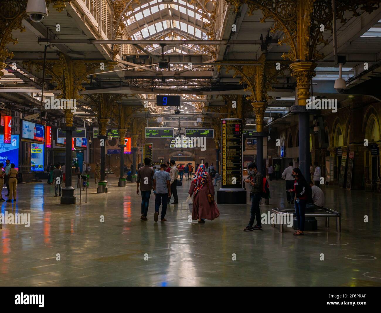 Mumbai, India - January 7, 2021 : Unidentified people inside one of the ...