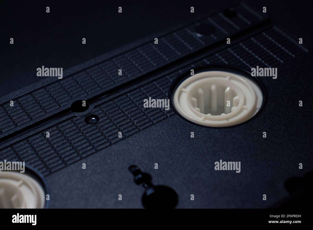 old VHS video cassette against a dark background Stock Photo - Alamy