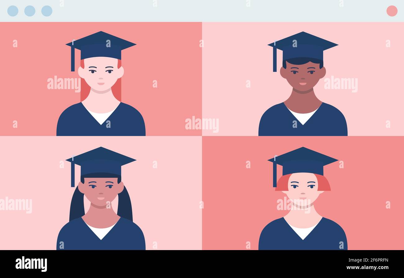 Square academic caps Stock Vector Images - Alamy