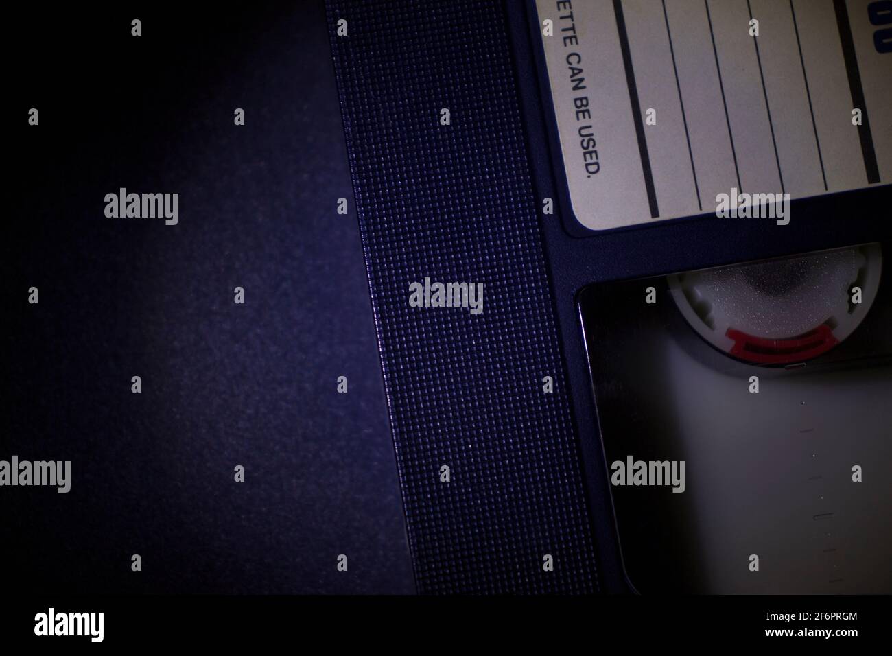 old VHS video cassette against a dark background Stock Photo - Alamy