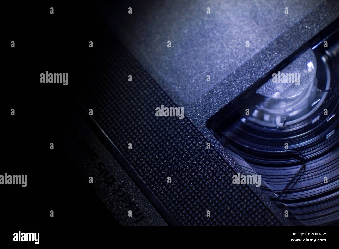 old VHS video cassette against a dark background Stock Photo - Alamy