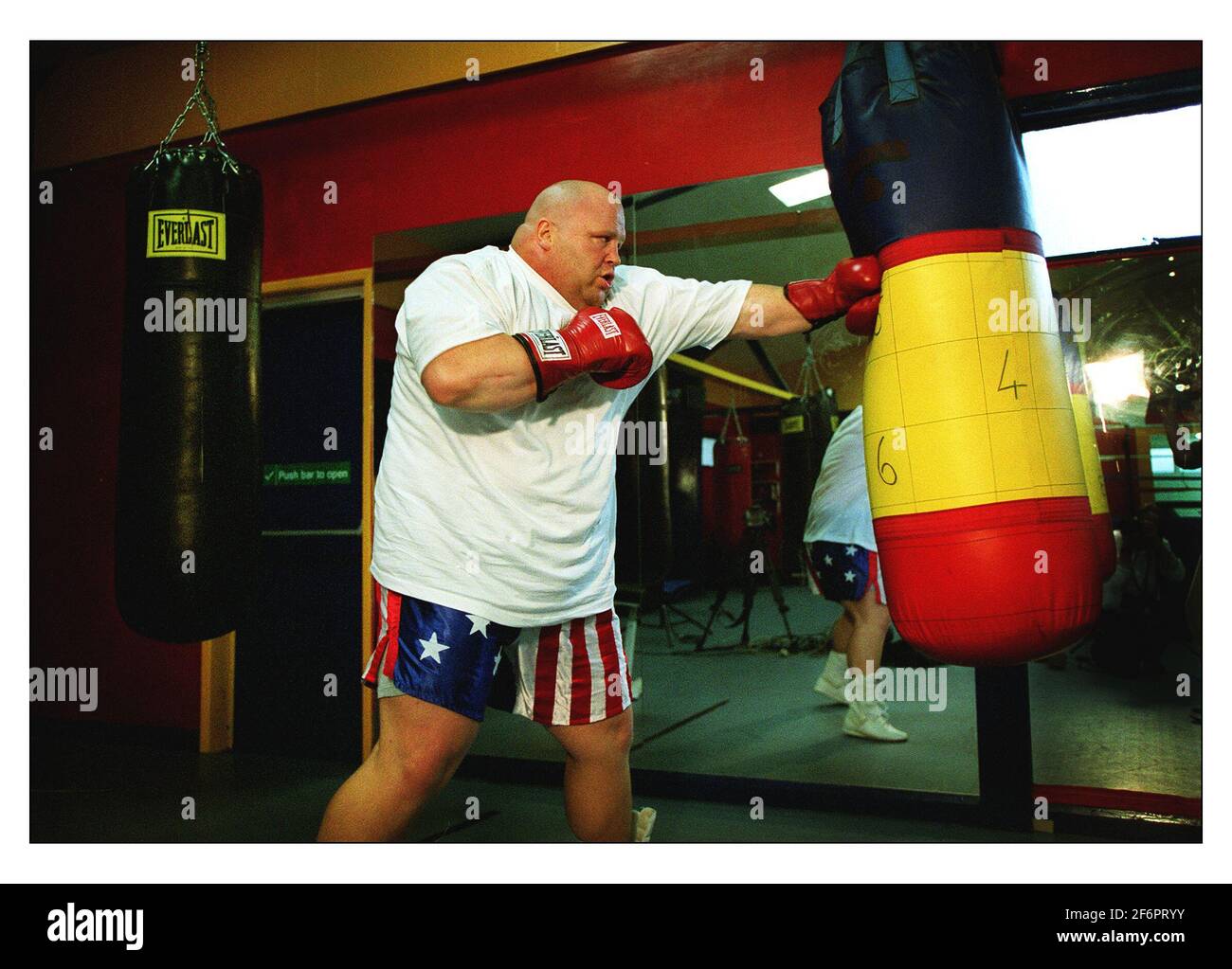 Super Heavyweight BUTTERBEAN Eric Esch trains at the Kronk Gym in ...