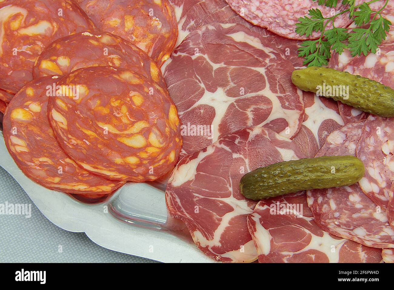 Cold meat and pickles hi-res stock photography and images - Alamy