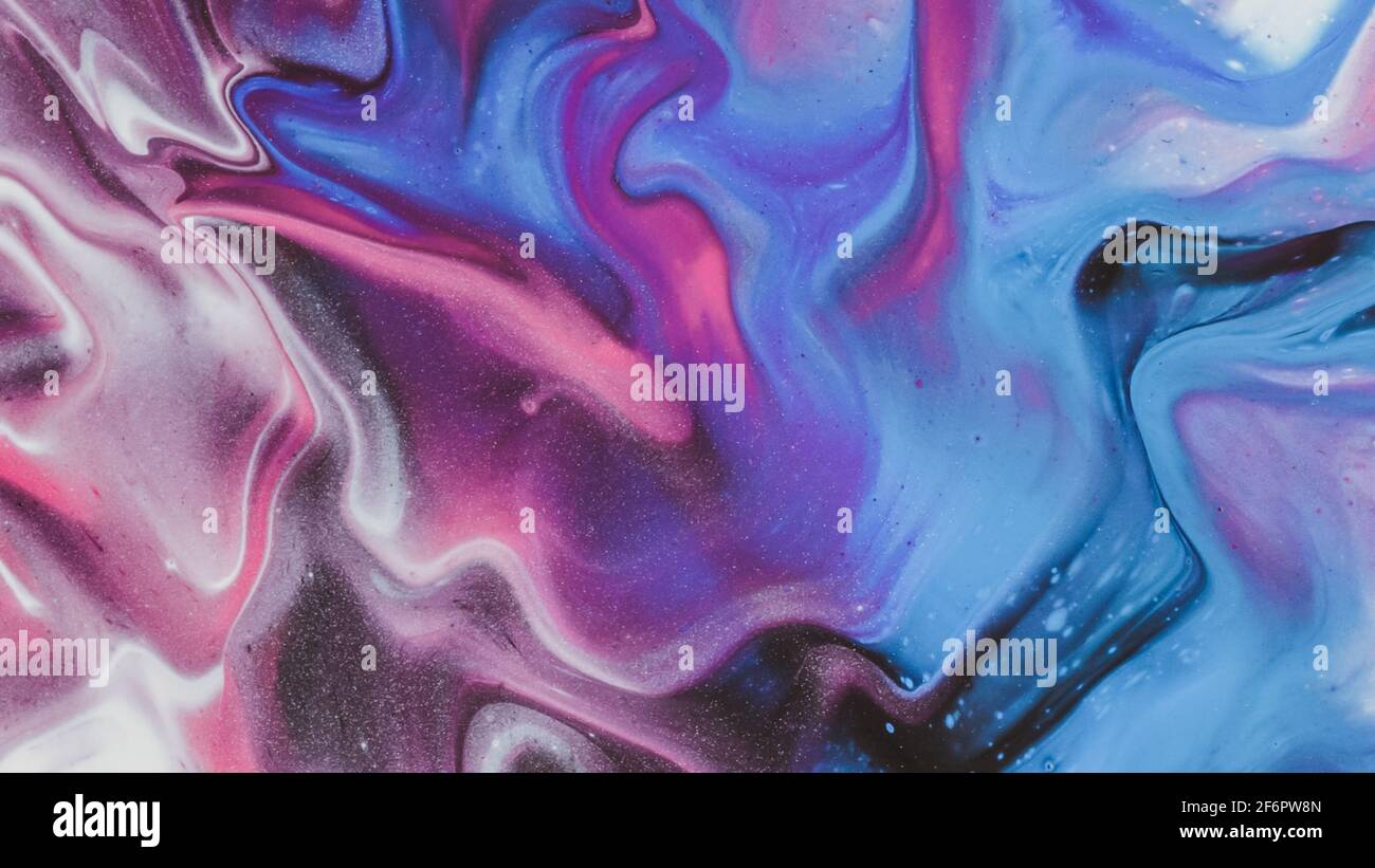 Abstract art of beautiful paint of marble.With beautiful fantasy ink ...