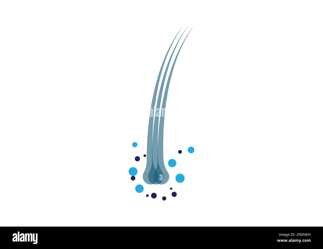 Hair treatments logo vector icon illustration template Stock Vector ...