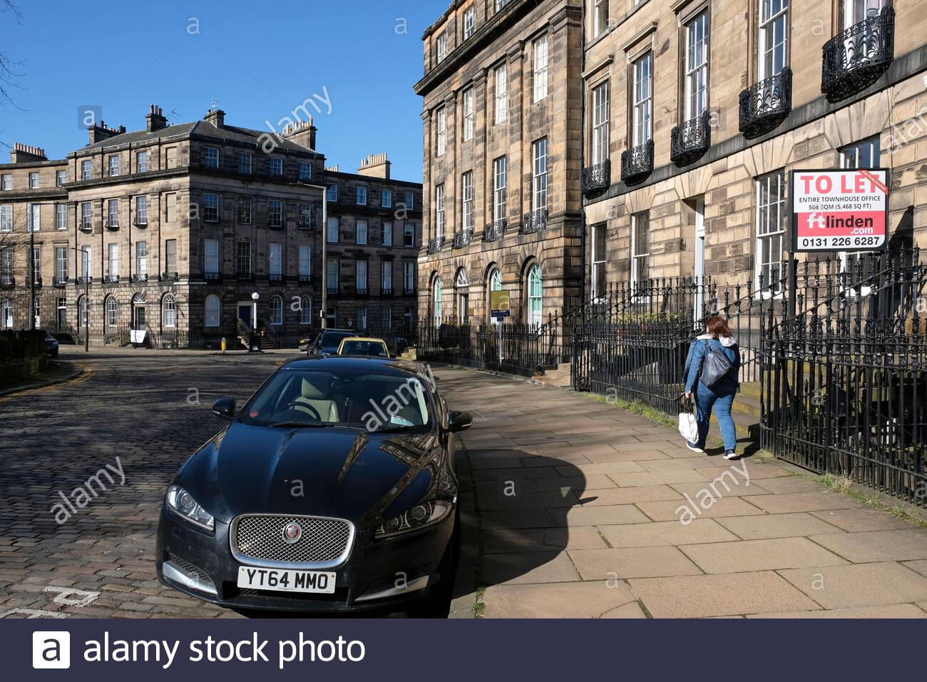 Randolph Crescent and Great Stuart Street, Edinburgh New Town Streets ...