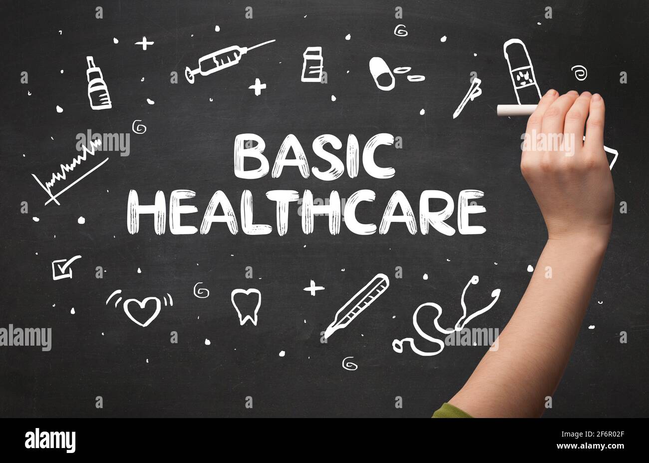 Hand drawing medical concept concept Stock Photo - Alamy