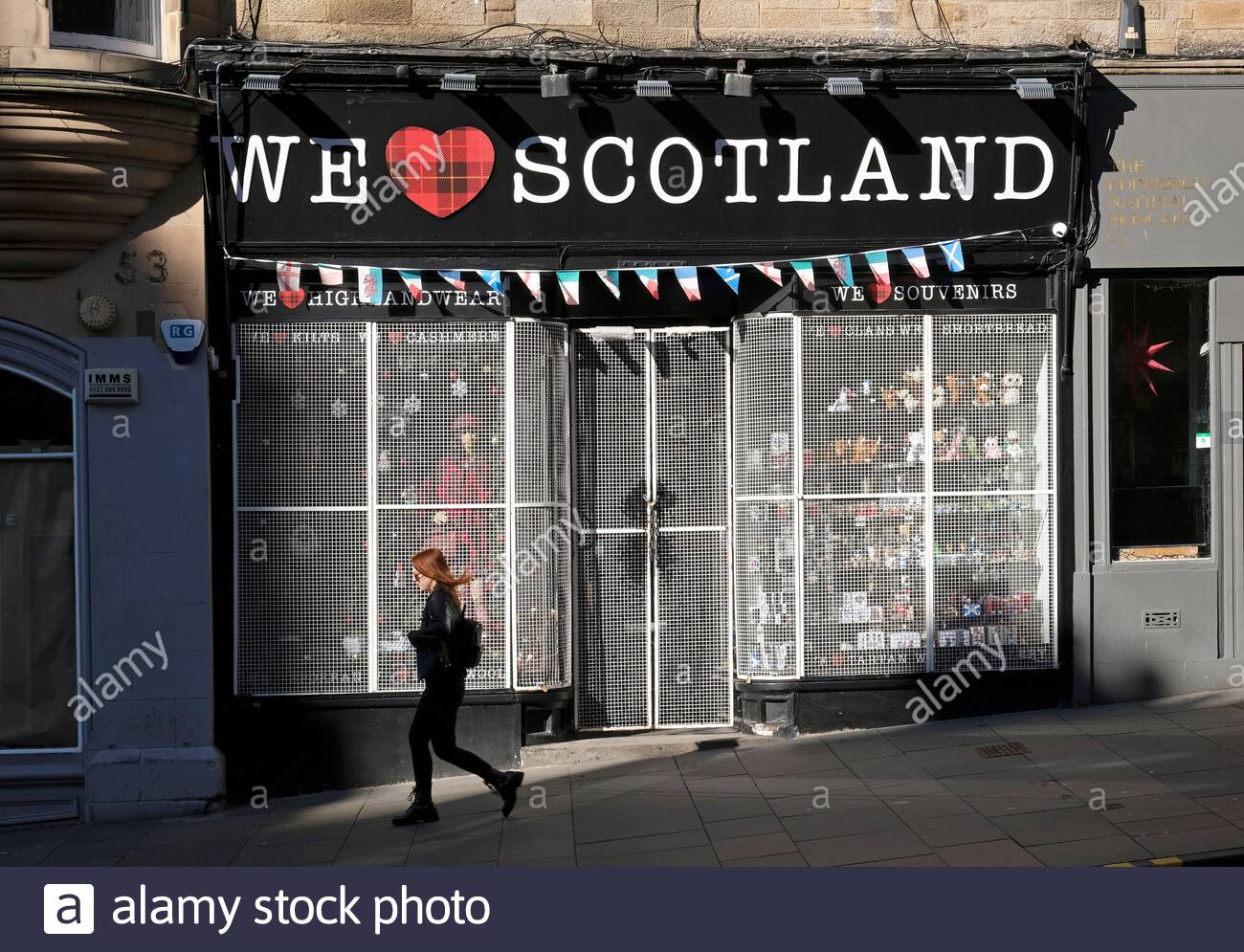 We Love Scotland Souvenir Gift shop, closed due to the Covid-19 ...