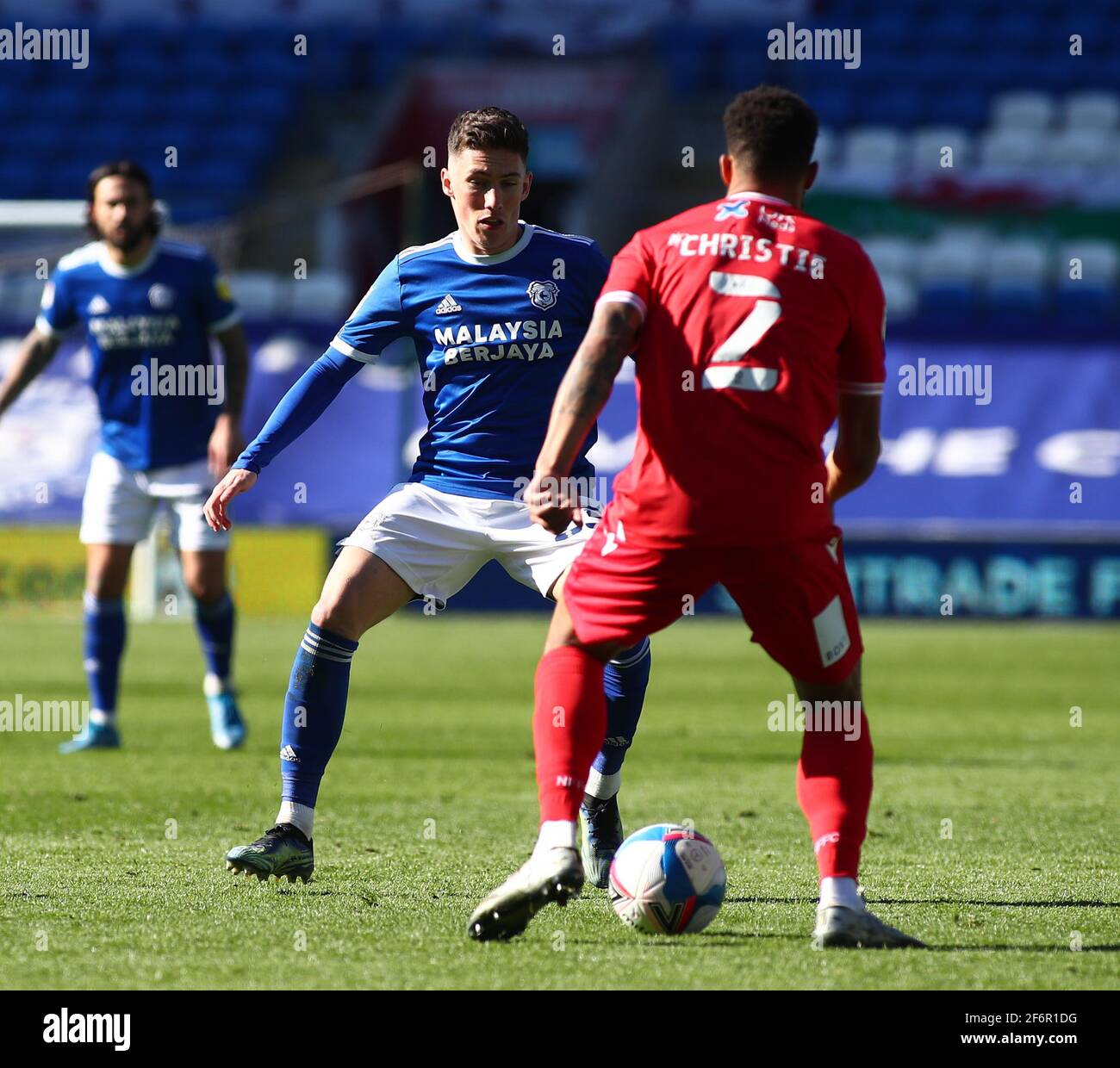 2nd April 2021; Cardiff City Stadium, Cardiff, Glamorgan, Wales ...