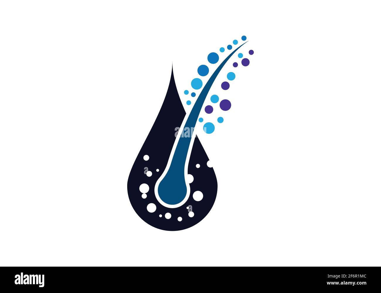Hair treatments logo vector icon illustration template Stock Vector ...