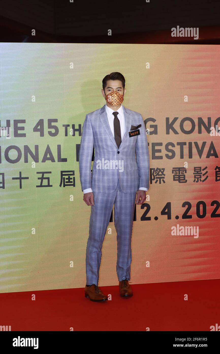 Aaron Kwok attends the opening ceremony of the 45th Hong Kong ...