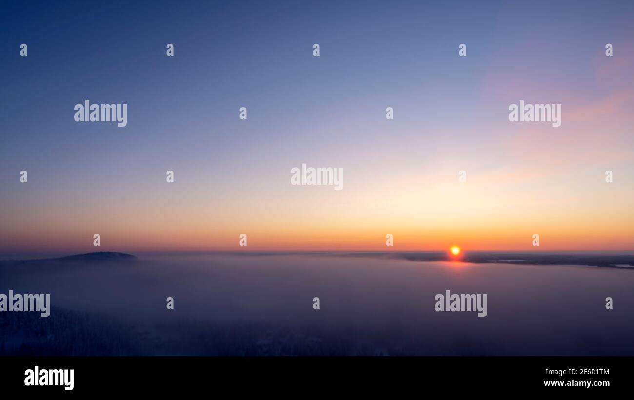 Midwinter sunset hi-res stock photography and images - Alamy