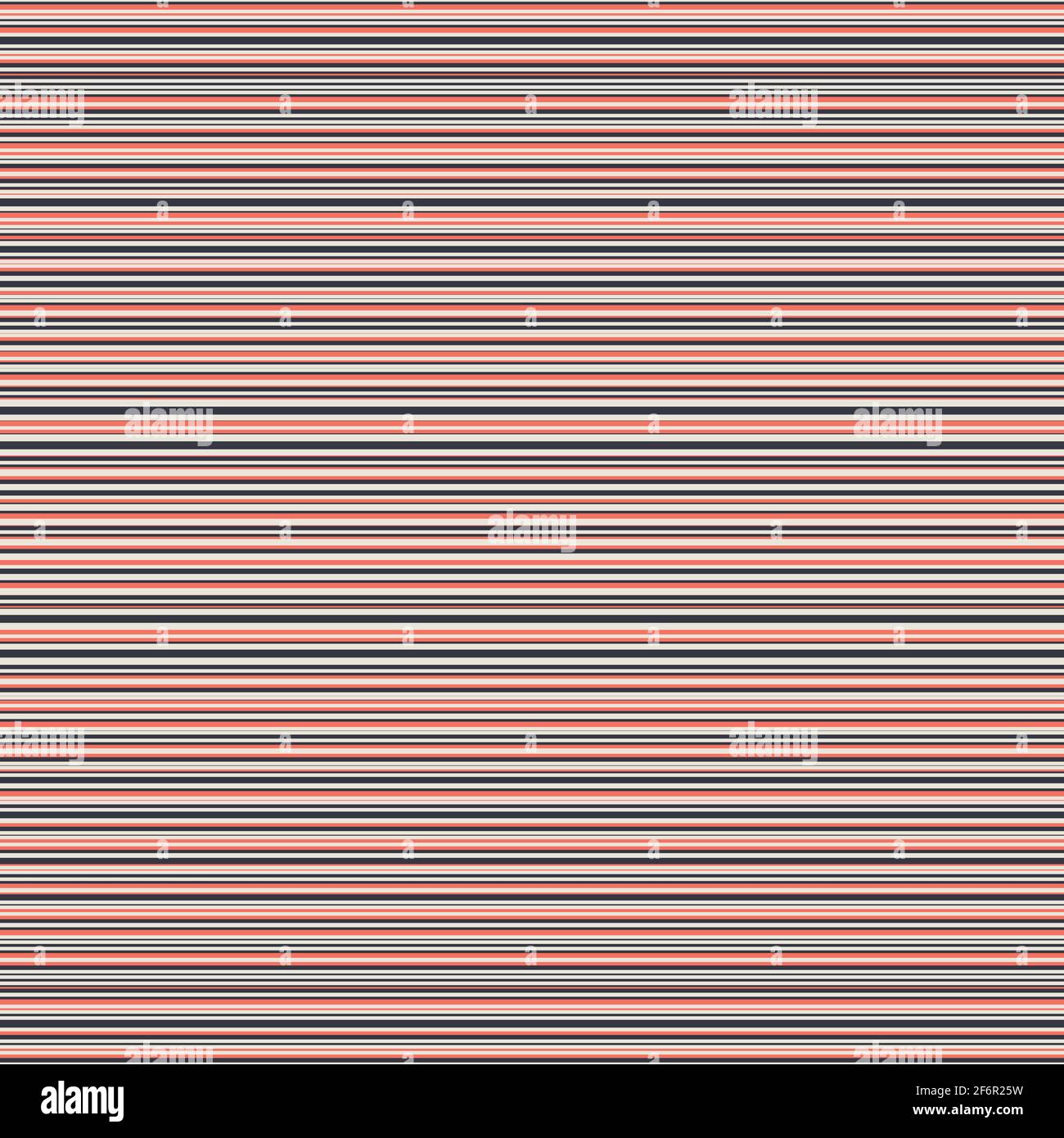Vector seersucker dense striped seamless pattern background. Blue red ...
