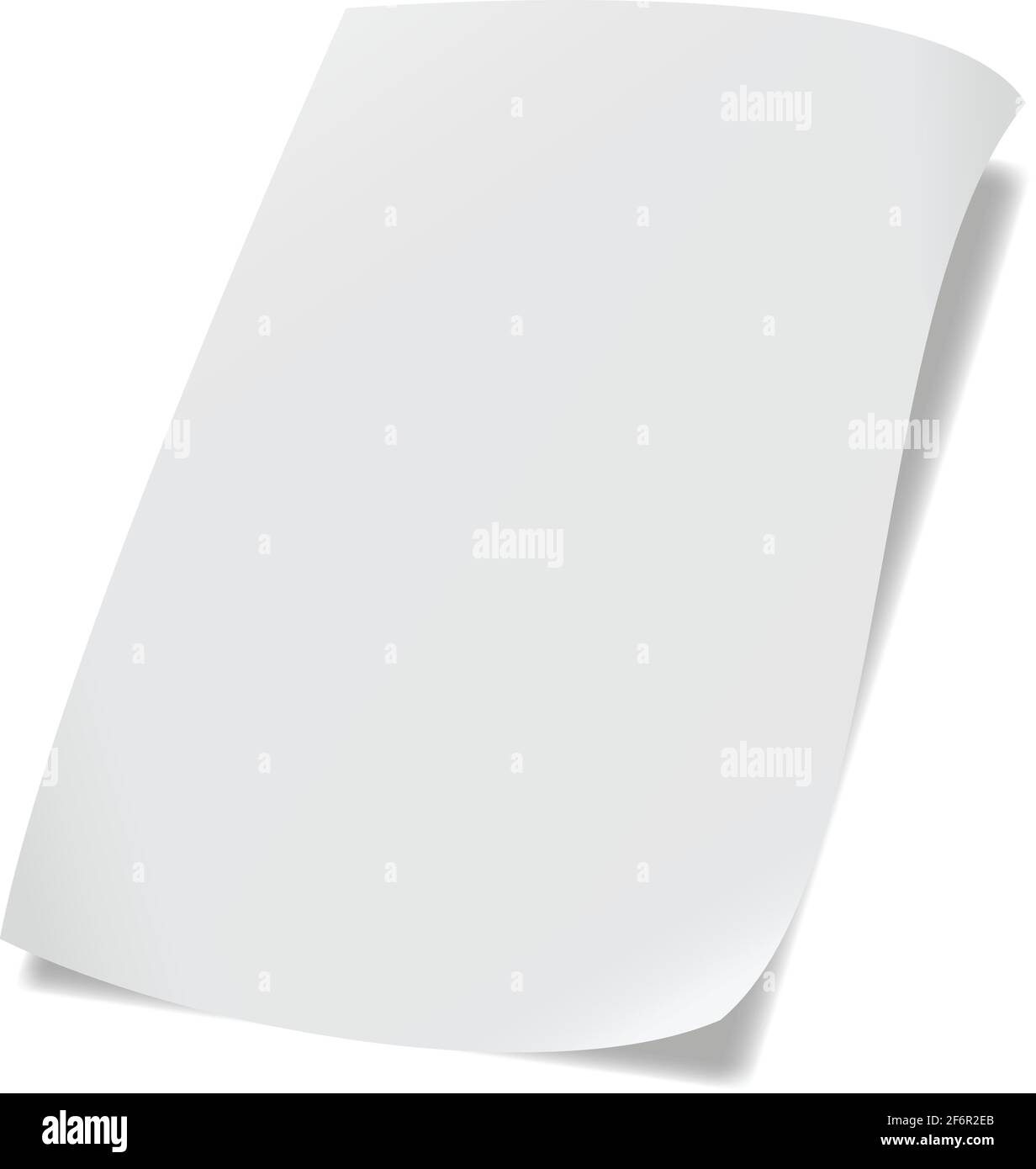 A4 paper with shadow on white background Stock Vector Image & Art - Alamy