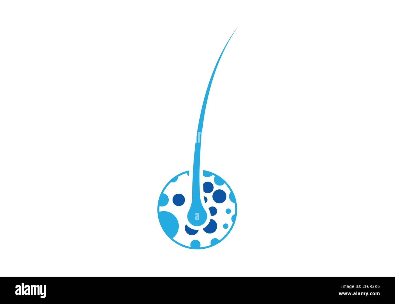 Hair treatments logo vector icon illustration template Stock Vector ...