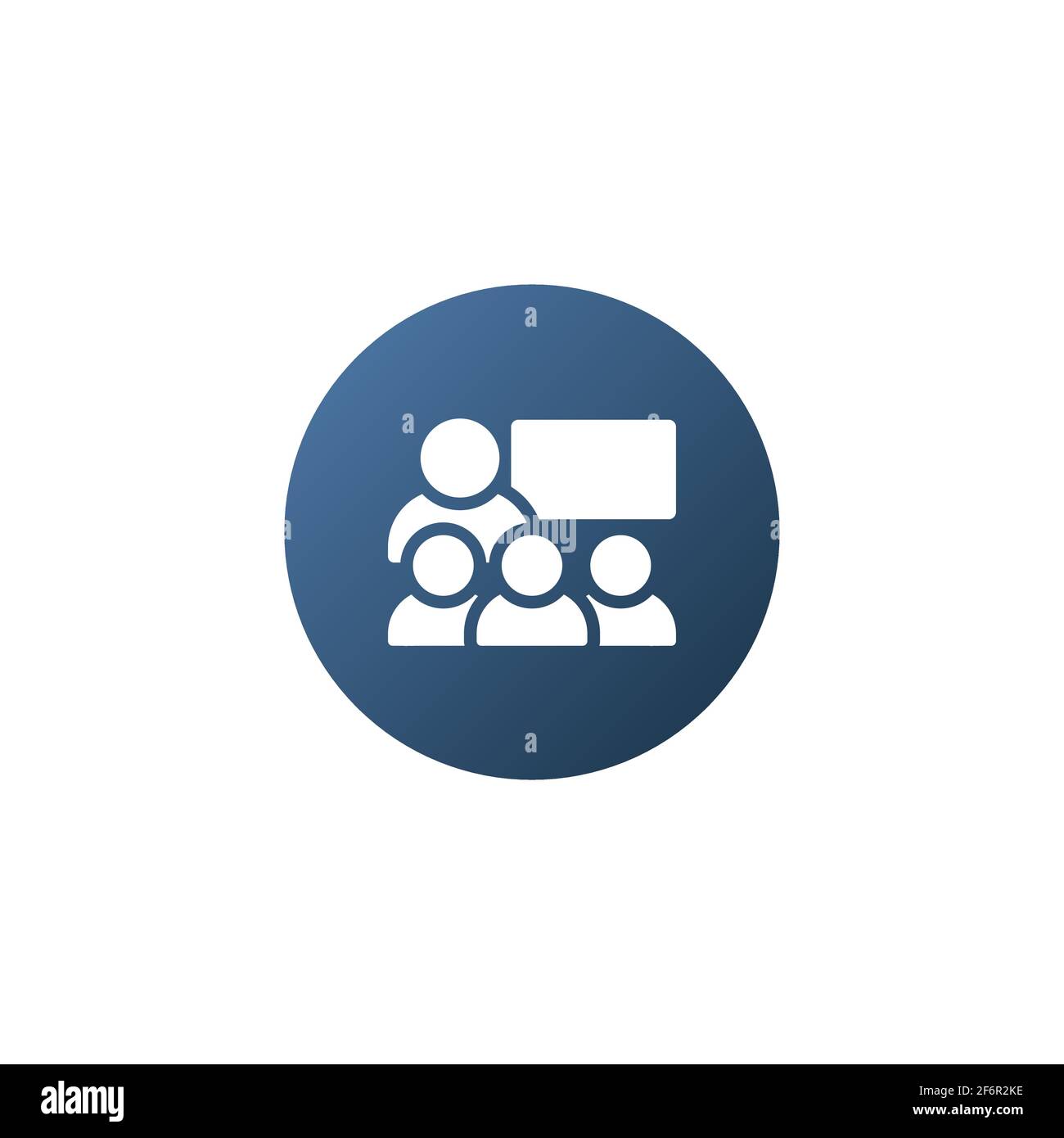 Business Presentation Icon. Contains such Presenter. Teacher, Audience ...