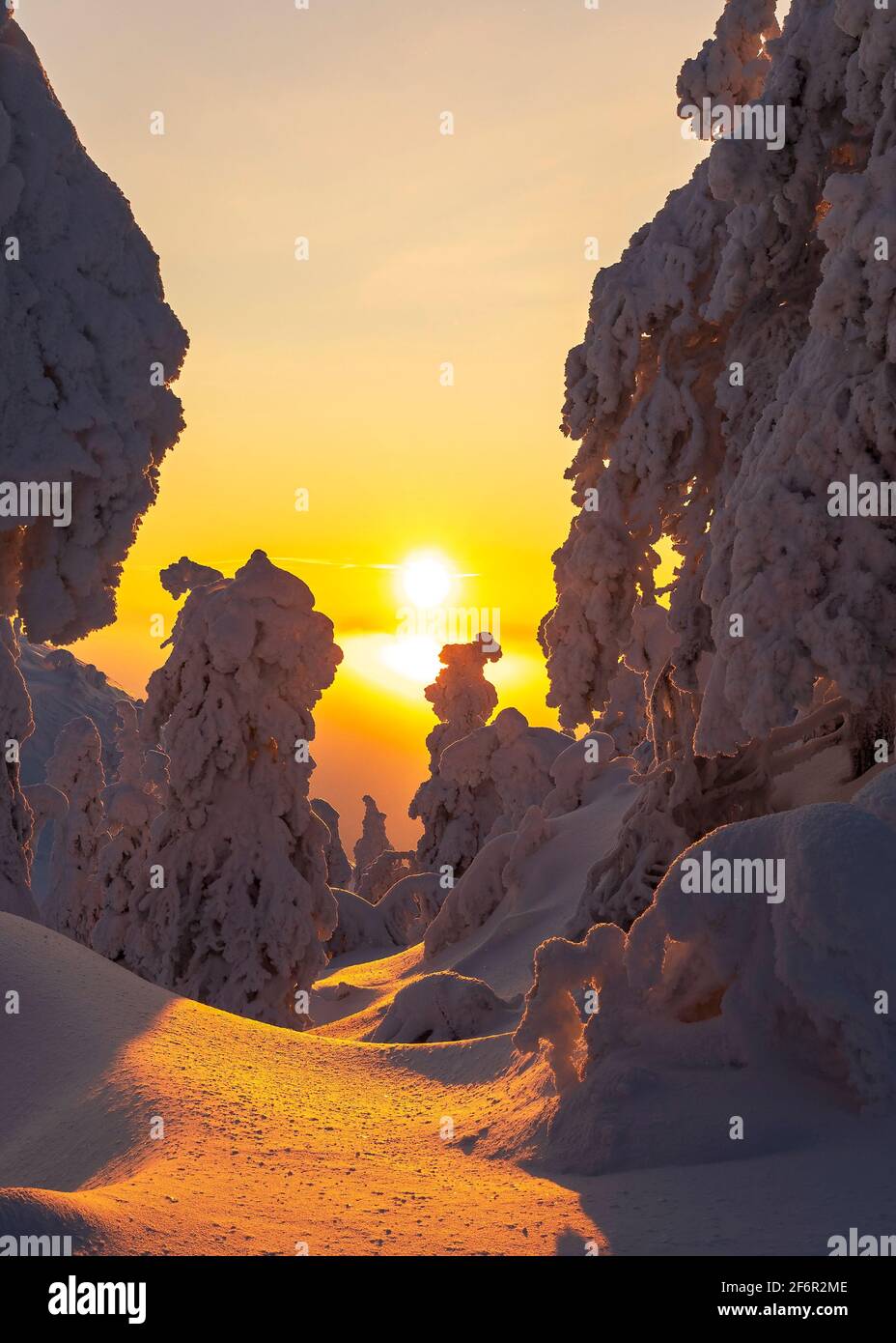 Midwinter sunset hi-res stock photography and images - Alamy