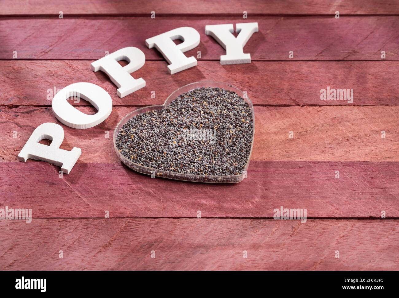 Poppy letters hi-res stock photography and images - Alamy