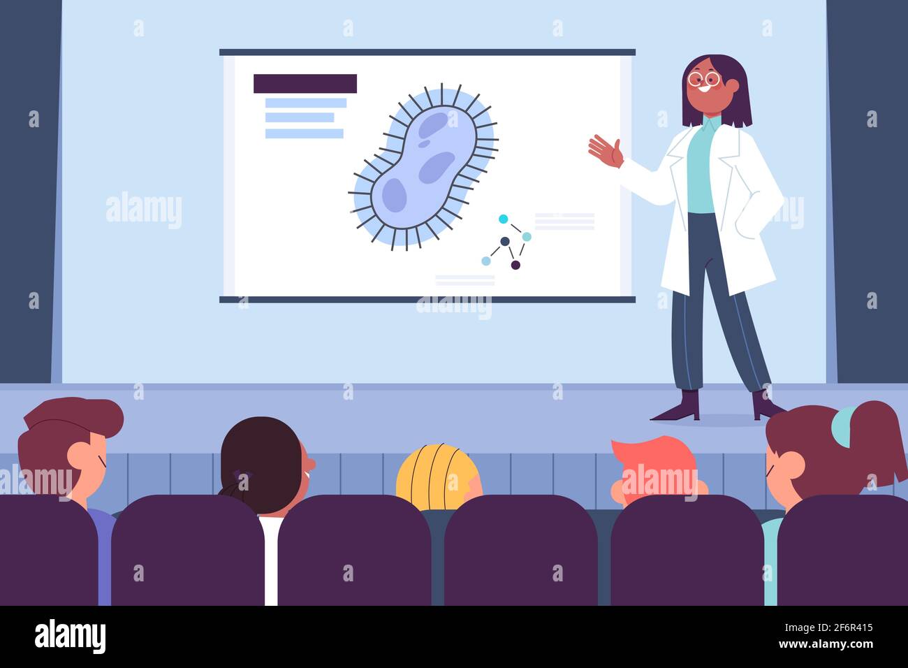 Flat medical conference Vector illustration Stock Vector Image & Art ...