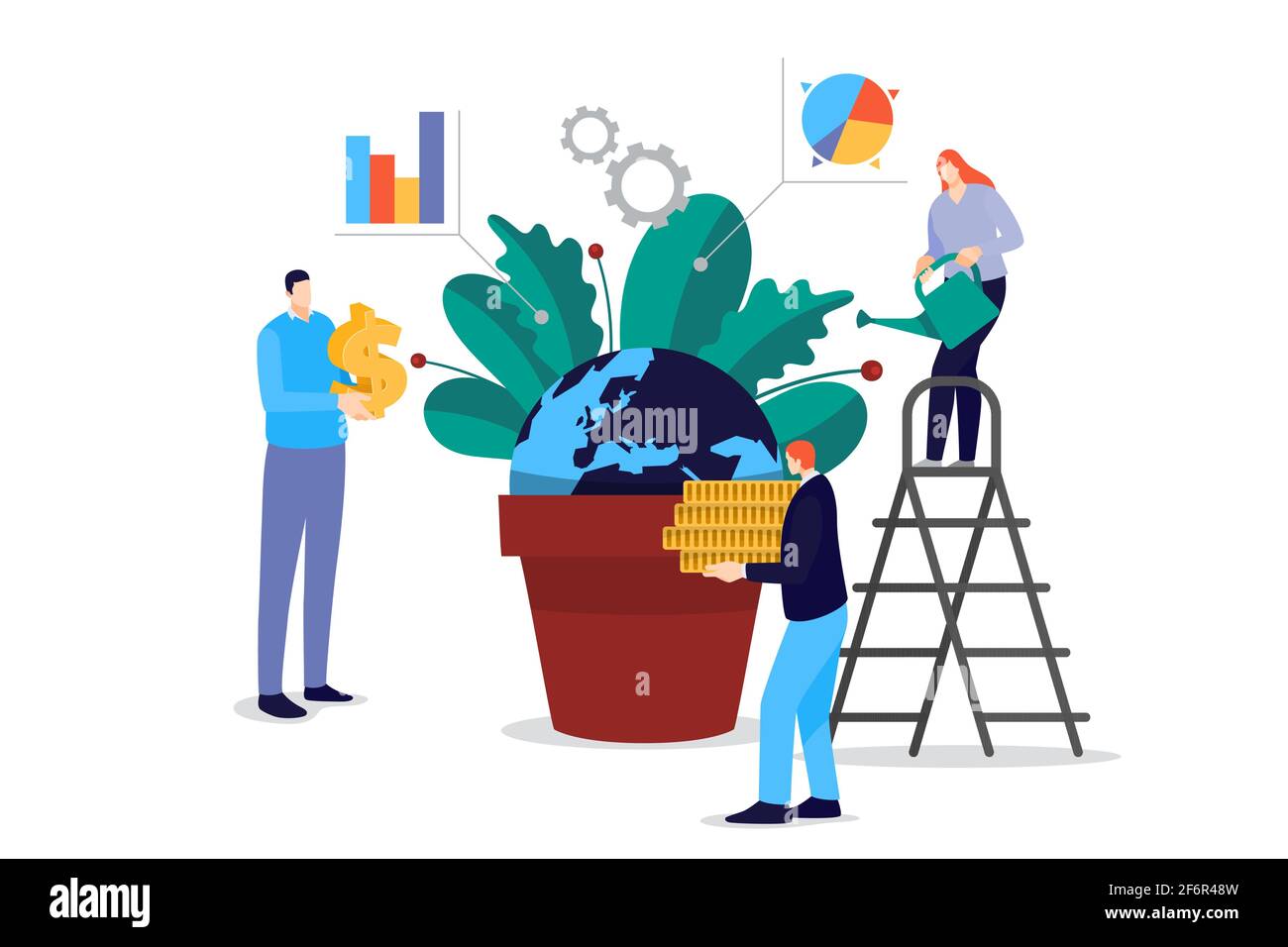 Hand drawn csr concept illustrated Vector illustration Stock Vector ...