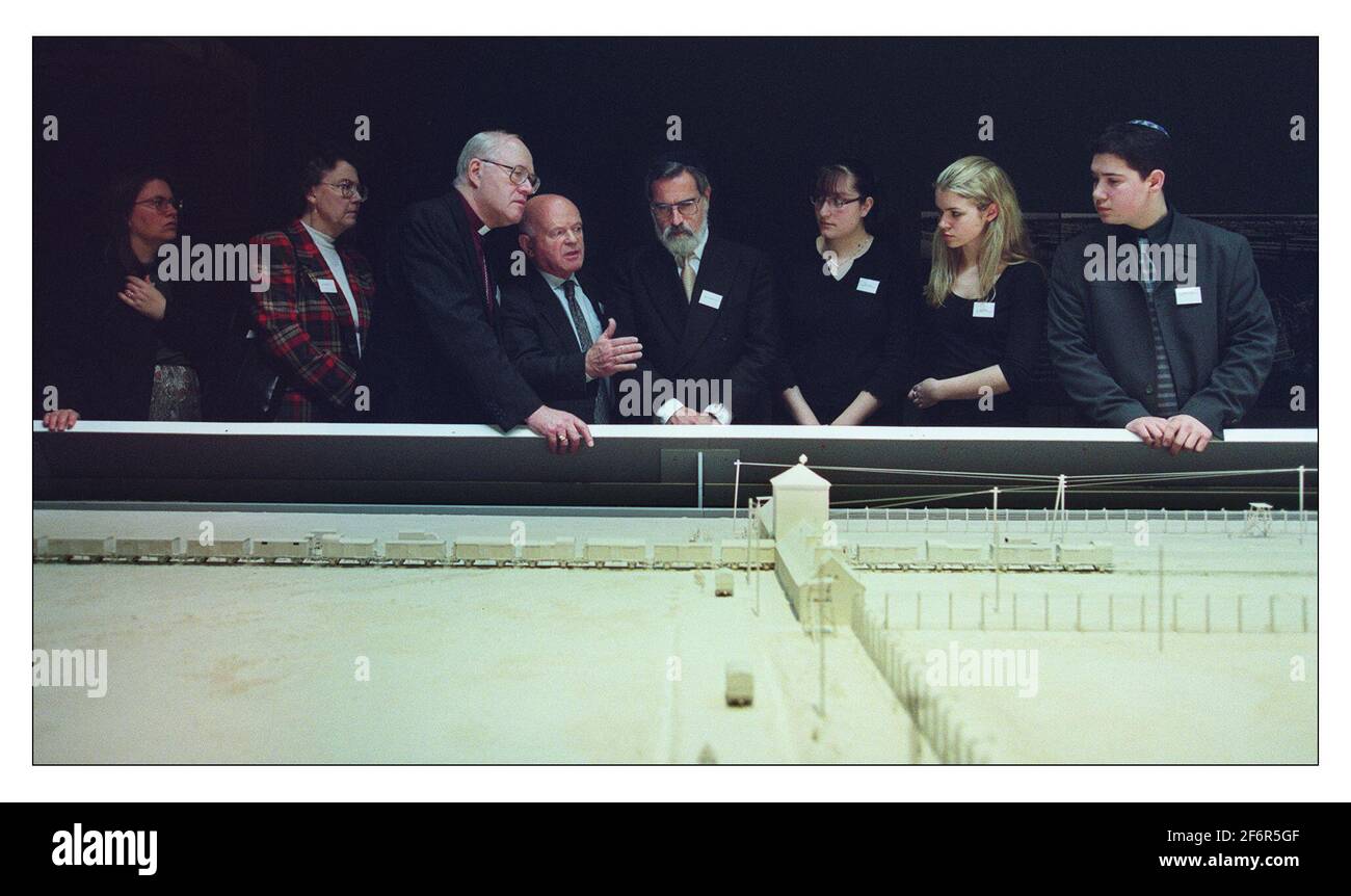 George Carey Archbishop of Canterbury (2nd from left) Ben Helfgott ...