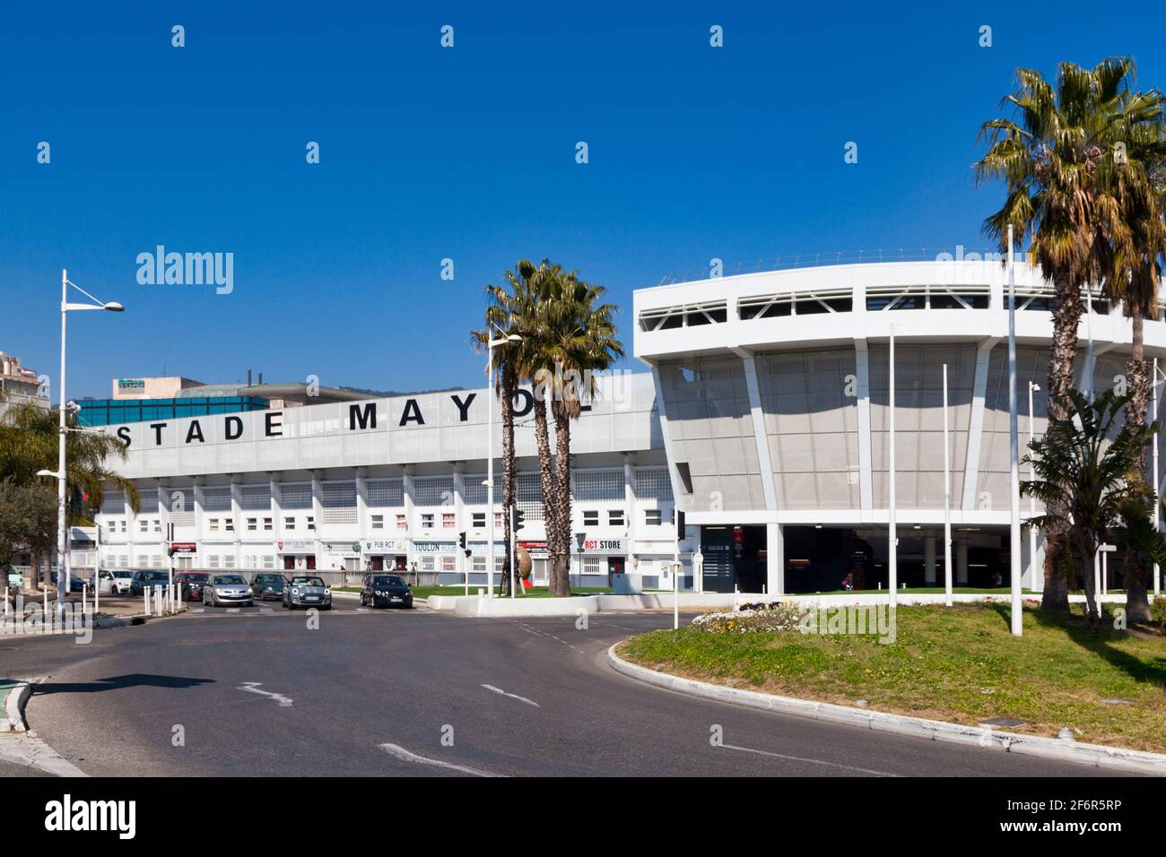 Toulon, France - March 24 2019: The Stade Mayol is a multi-purpose ...